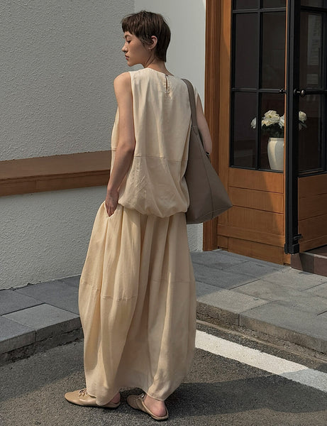 Beige Cocoon Top